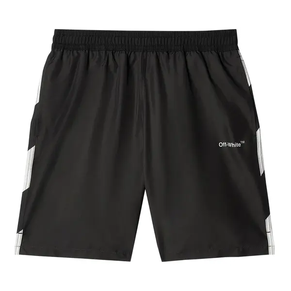 Off-White Diag Surfer Swimshorts 'black/white - Multi-color