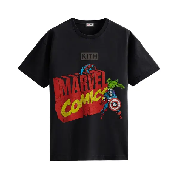Kith For Spider-man Avengers Vintage Tee