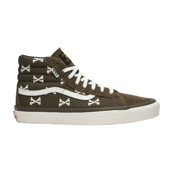 VANS Wtaps X Og Sk8-hi Lx 'bones' High Top Sneakers - Green