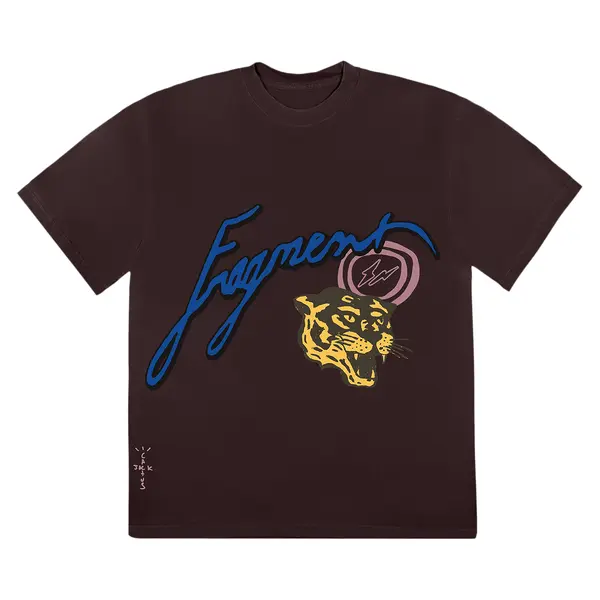 TRAVIS SCOTT For Fragment Icons Tee - Brown