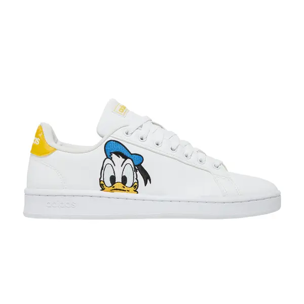 Adidas X Disney Grand Court Donald Duck Sneakers - White