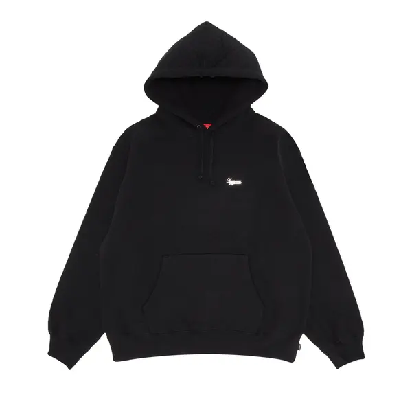 Supreme Micro Quilted Hooded Sweatshirt - Black