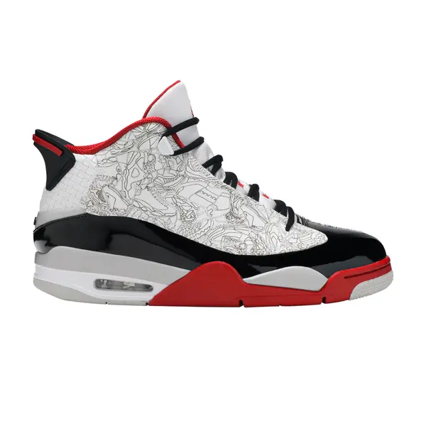 JORDAN Dub Zero Sneakers - Red