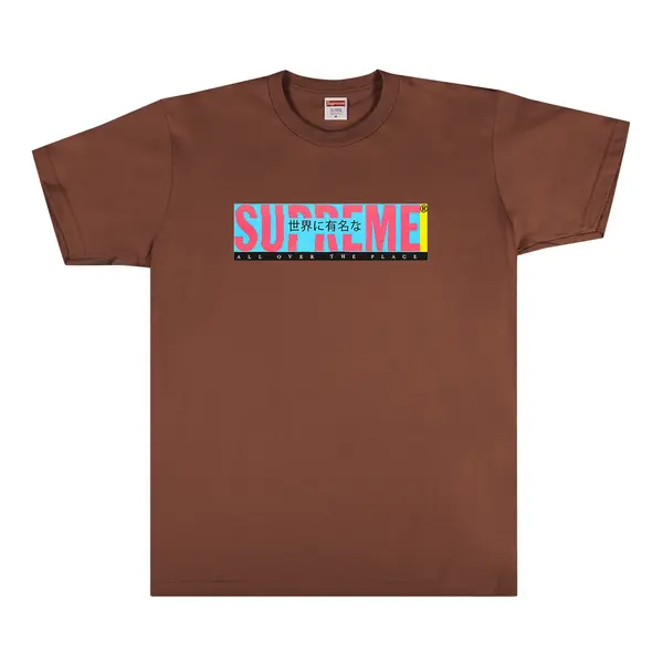 Supreme All Over Tee - Brown