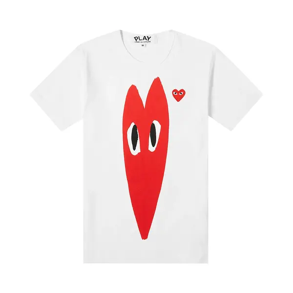 Play Comme Des Garcon Stretch Heart Tee