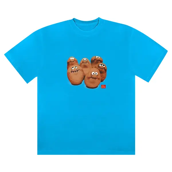 TRAVIS SCOTT X Mcdonald's Squad T-shirt Ii 'sapphire - Blue