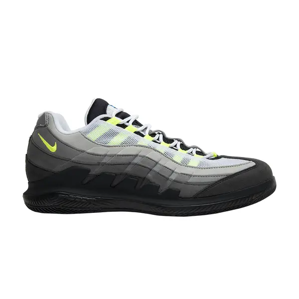 Nike Nikecourt Vapor Rf X Air Max 95 'greedy' Sneakers - Grey