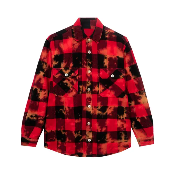 ANTI SOCIAL SOCIAL CLUB Chromey Tie Dye Flannel - Red