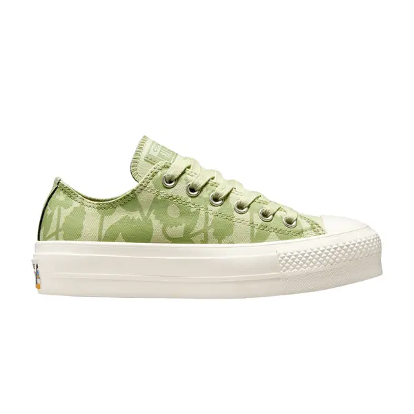CONVERSE Chuck Taylor All Star Lift Platform Low Sneakers - Green