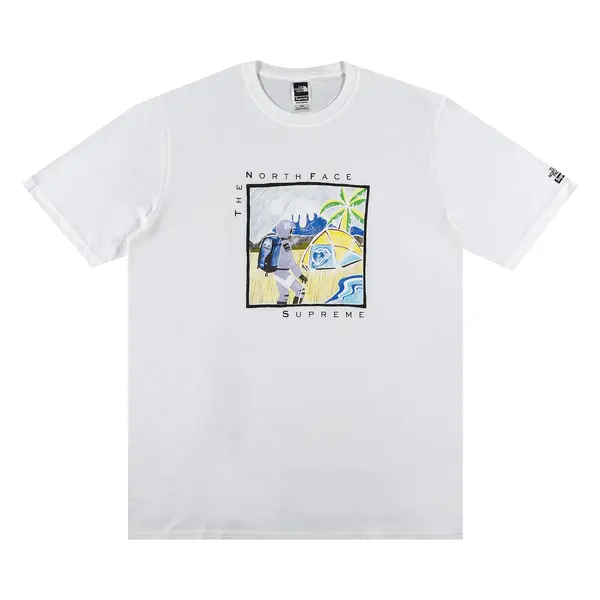 Supreme X The North Face Sketch Short-sleeve Top - White