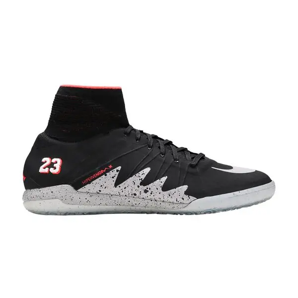 Nike Neymar X Air Jordan X Hypervenomx Proximo Metallic Turf Shoes - Black