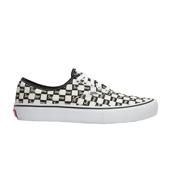 VANS Supreme X Authentic Pro Sneakers - Black