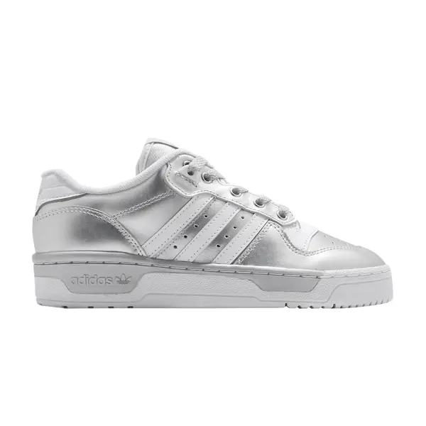 Adidas Rivalry Low Metallic Sneakers - Silver
