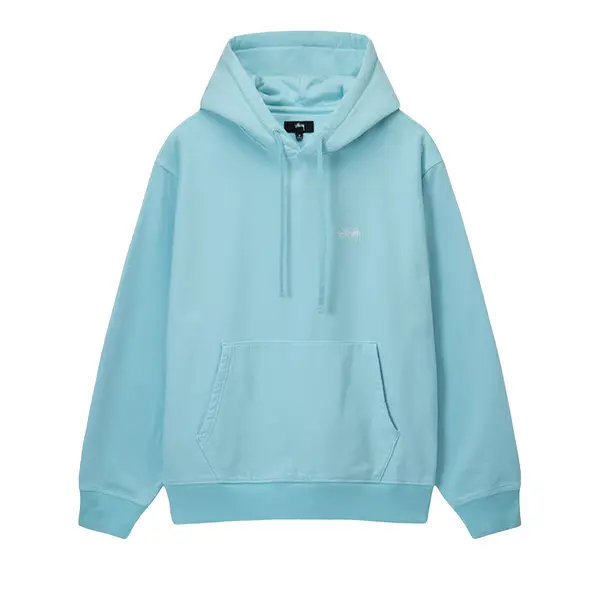 StÜssy Overdyed Stock Logo Hoodie - Blue
