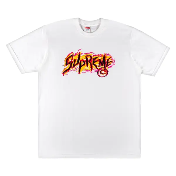 Supreme Scratch Tee - White