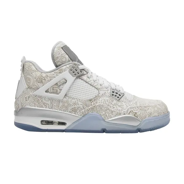 JORDAN 4 Retro '30th Anniversary Laser' Sneakers - White