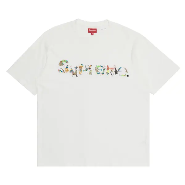 Supreme Animal Kingdom Short-sleeve Top - White