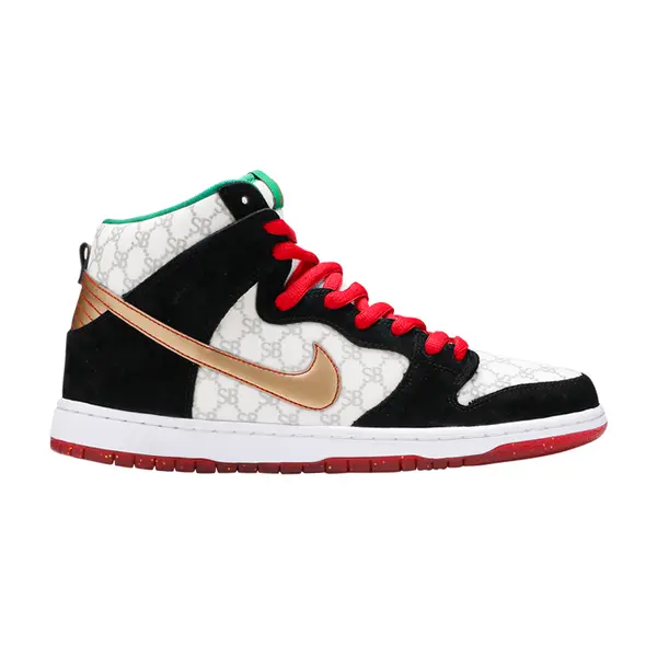 Nike Black Sheep X Dunk High Sb 'paid In Full' Sneakers - White