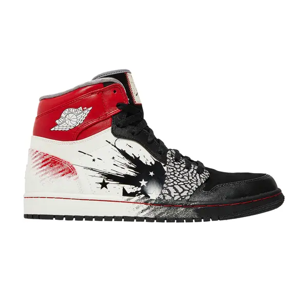 JORDAN Dave White X 1 Retro High 'wings Of The Future' Sneakers - Black