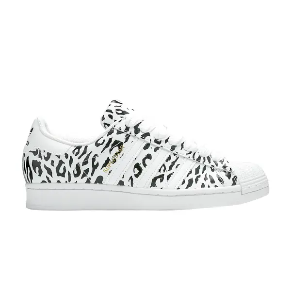 Adidas Superstar Cheetah Print Sneakers - White