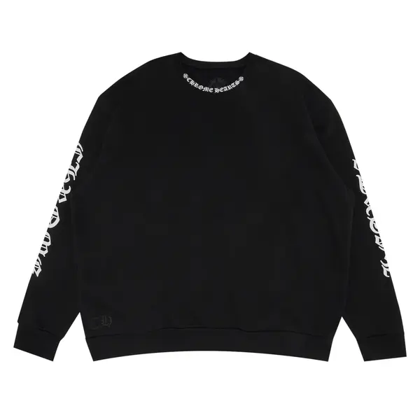 Chrome Hearts Neck Logo Crewneck Sweatshirt