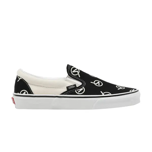 VANS Classic Slip-on Circle V - Black
