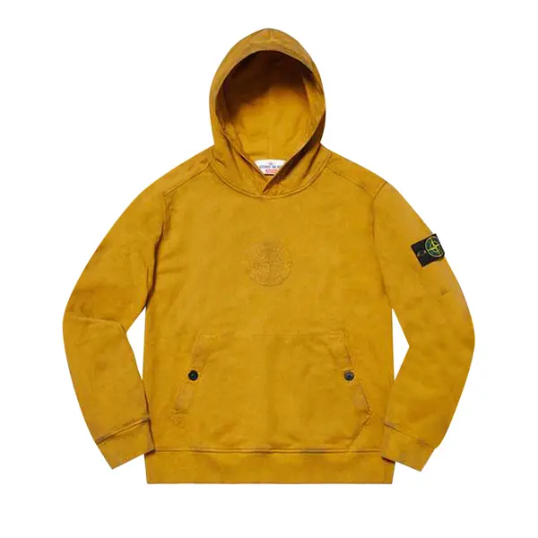 Supreme X Stone Island Hooded Sweatshirt - Green