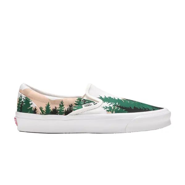 VANS X Kith Vault Og Classic Slip-on Lx 'treescape - Green