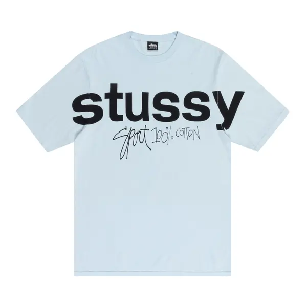 StÜssy Sport 100% Pigment Dyed Tee 'sky - Blue
