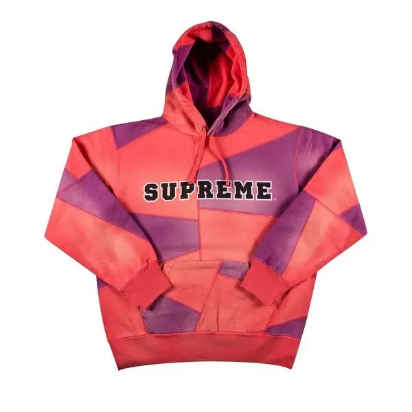 Supreme Patchwork Hooded Sweatshirt - Multicolor