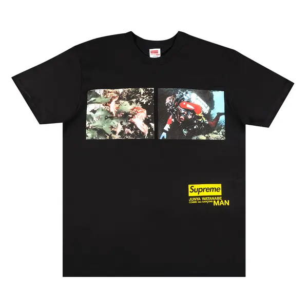 Supreme X Junya Watanabe X Comme Des Garçons Nature Tee - Black