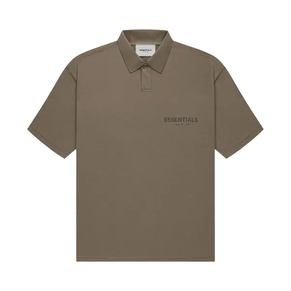 Fear Of God Short-sleeve Polo 'harvest - Brown