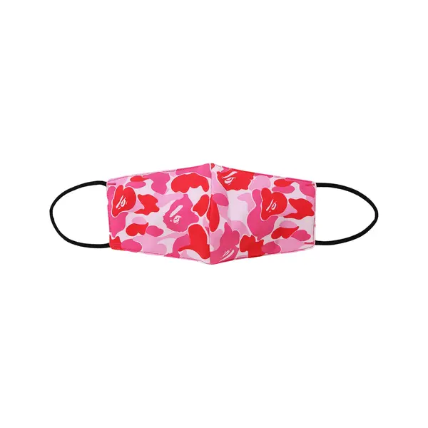 A BATHING APE Abc Camo Mask - Pink