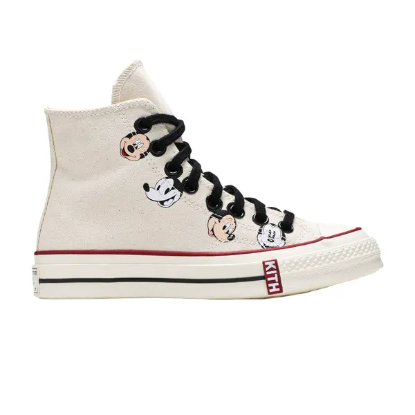 CONVERSE X Kith X Disney Chuck 70 'mickey Mouse Portrait' Sneakers - White