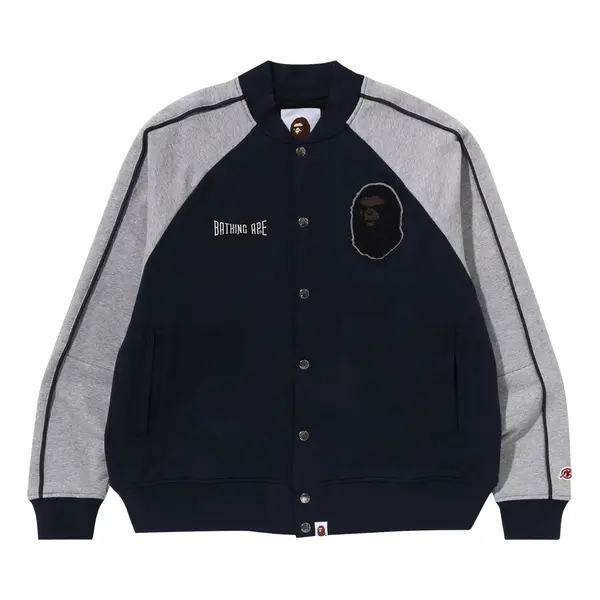 A BATHING APE Sweat Varsity Jacket