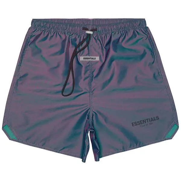 Fear Of God Iridescent Nylon Running Shorts - Multicolor