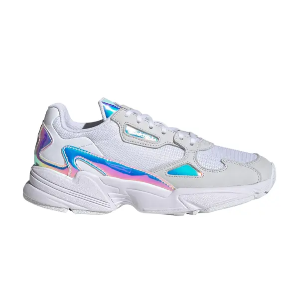Adidas Wmns Falcon Iridescent Sneakers - White
