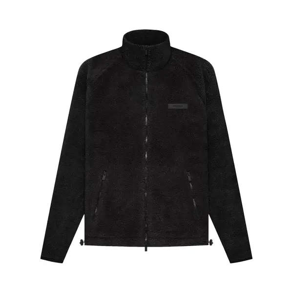 Fear Of God Polar Fleece Zip-up Jacket - Black