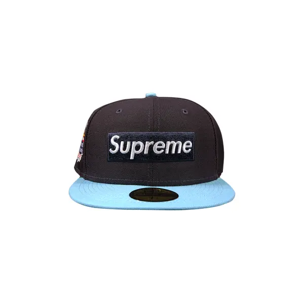 Supreme 2-tone Box Logo New Era - Blue