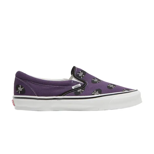 VANS Wacko Maria X Og Classic Slip-on Records - Purple