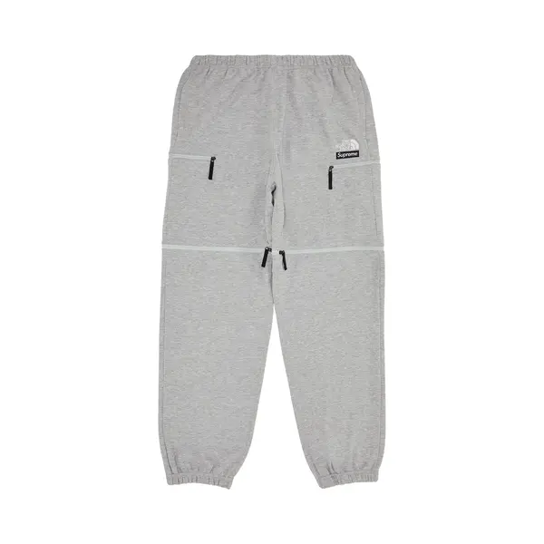 Supreme X The North Face Convertible Sweatpant 'heather - Grey