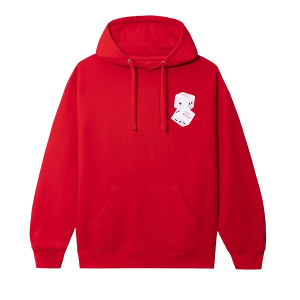ANTI SOCIAL SOCIAL CLUB Best Of Luck Hoodie - Red