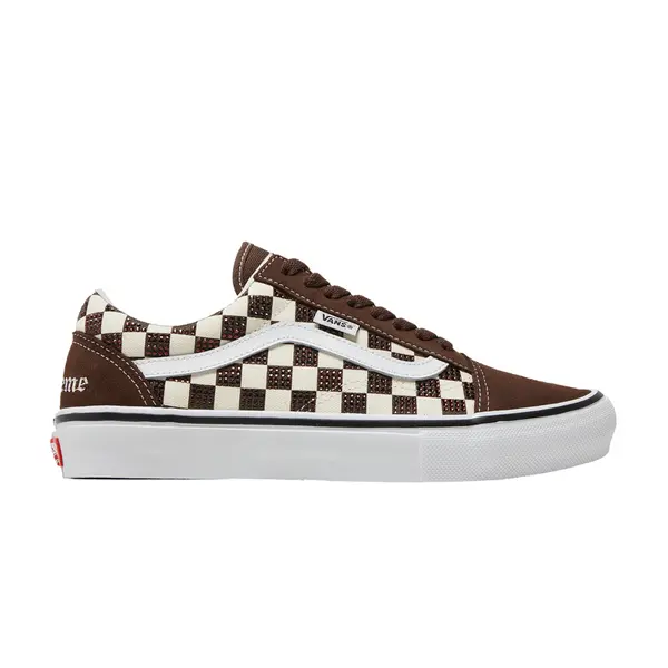 VANS Supreme X Swarovski X Skate Old Skool Sneakers - Brown