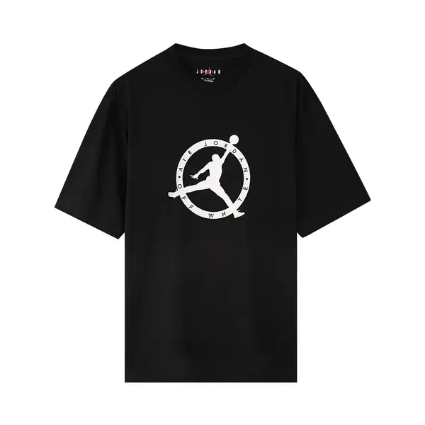 JORDAN X Off-white Mj T-shirt /white/forest Green - Black