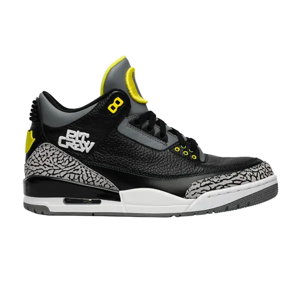 JORDAN 3 Retro 'oregon Pit Crew' Sample - Black