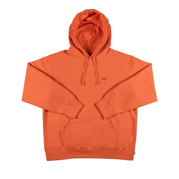 Supreme Small Box Hooded Sweatshirt - Orange