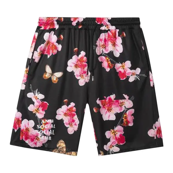 ANTI SOCIAL SOCIAL CLUB Be My Butterfly Mesh Shorts - Black