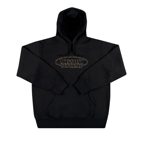 Supreme X Missoni Hooded Sweatshirt - Black