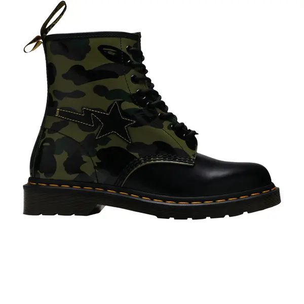 Dr. Martens A Bathing Ape X 1460 Zip 'camo' Boots