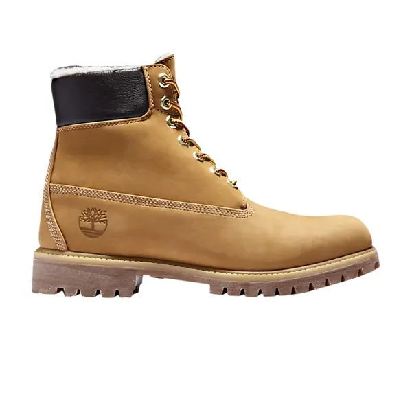 Timberland 6-inch Premium Warm Collar Boots - Tan